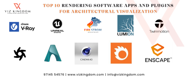 Top 10 rendering software apps and plugins for Architectural Visualization